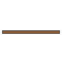 Ceramic Texturing Sticks 600 grit, Dark Brown